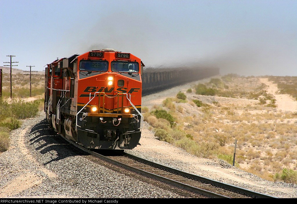 BNSF 5790 on the point....